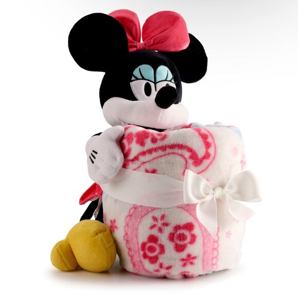 Disney | Toys | Disneys Minnie Mouse Buddy Throw Set | Poshmark